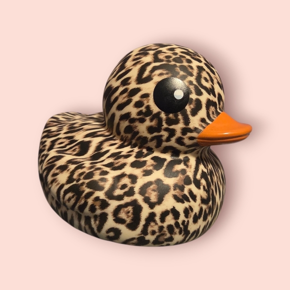 Bath | Jumbo Rubber Duck Leopard Print | Poshmark